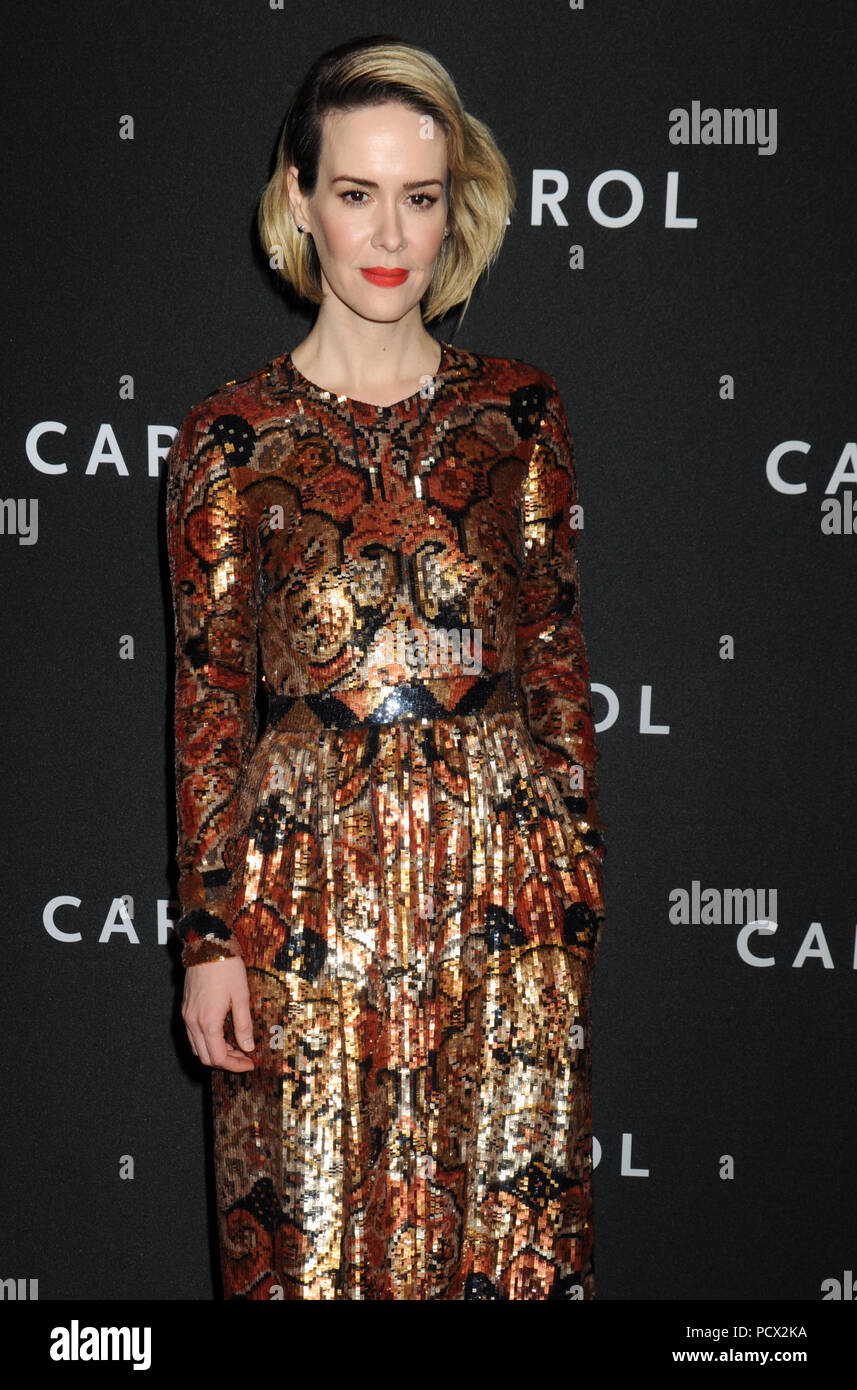 Sarah paulson smiling at premiere red carpet event hi-res stock ...