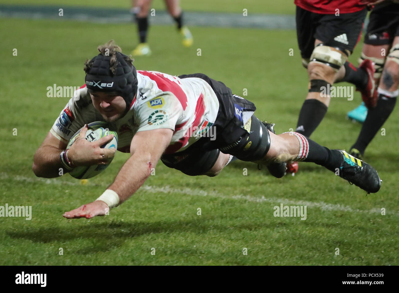 AMI Stadium, Christchurch, New Zealand. 4th Aug, 2018. Super Rugby ...
