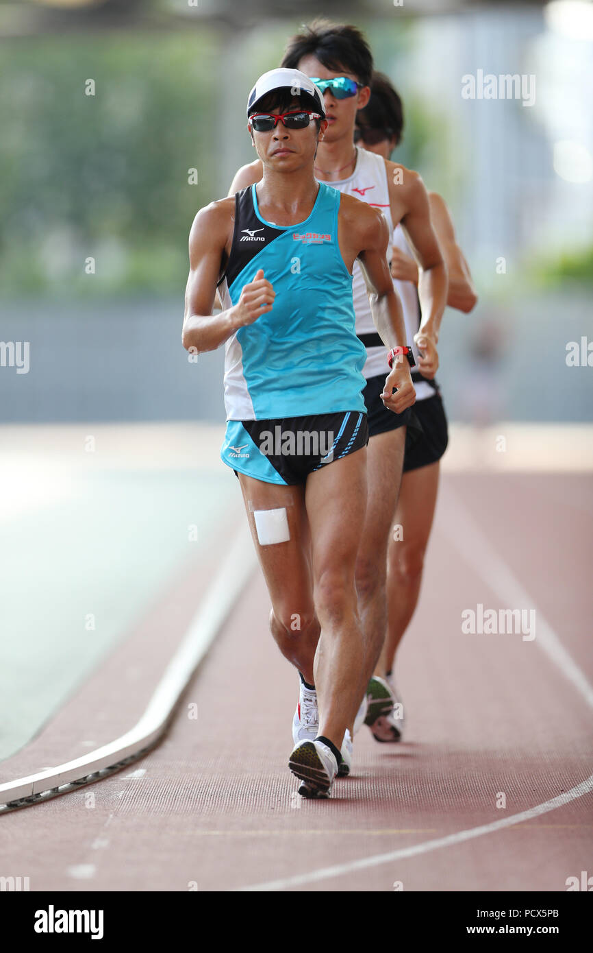 Tokyo, Japan. 4th Aug, 2018. Kai Kobayashi Athletics : Race Walk ...