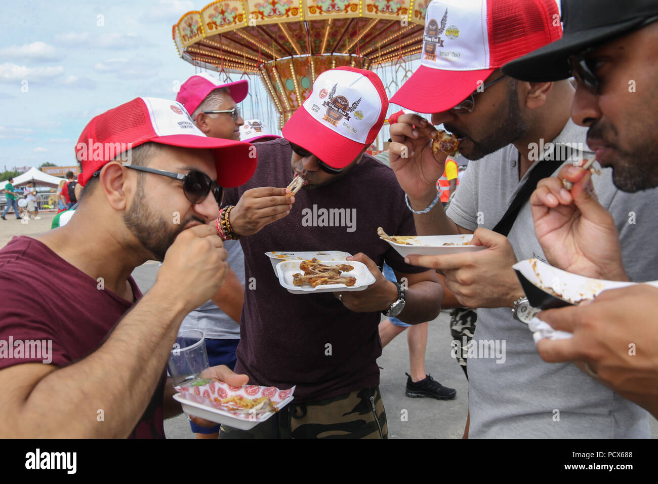 London UK 04-August 2018 London Wing Fest is a celebration of the ...