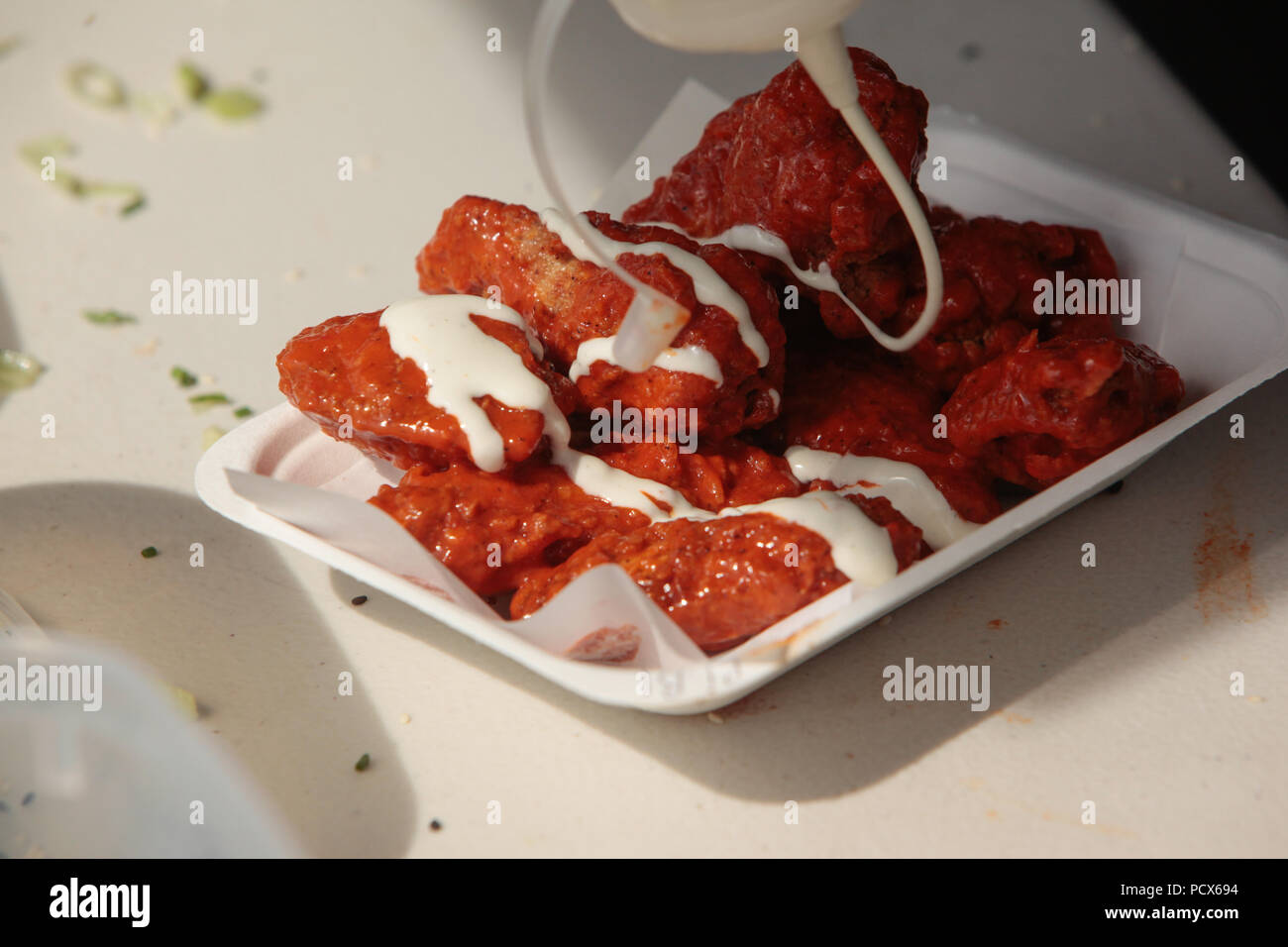 London UK 04-August 2018 London Wing Fest is a celebration of the ...