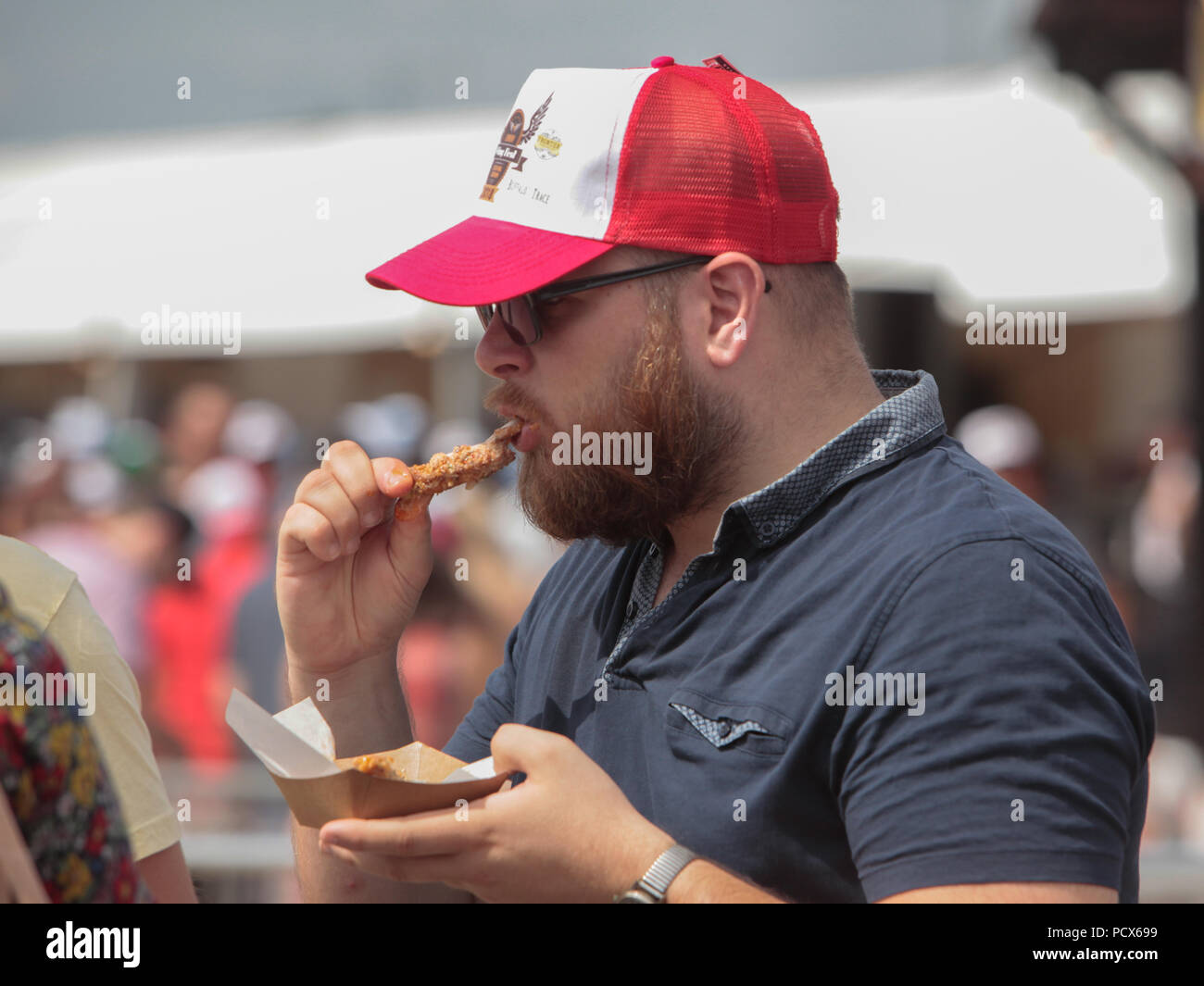 London UK 04-August 2018 London Wing Fest is a celebration of the ...