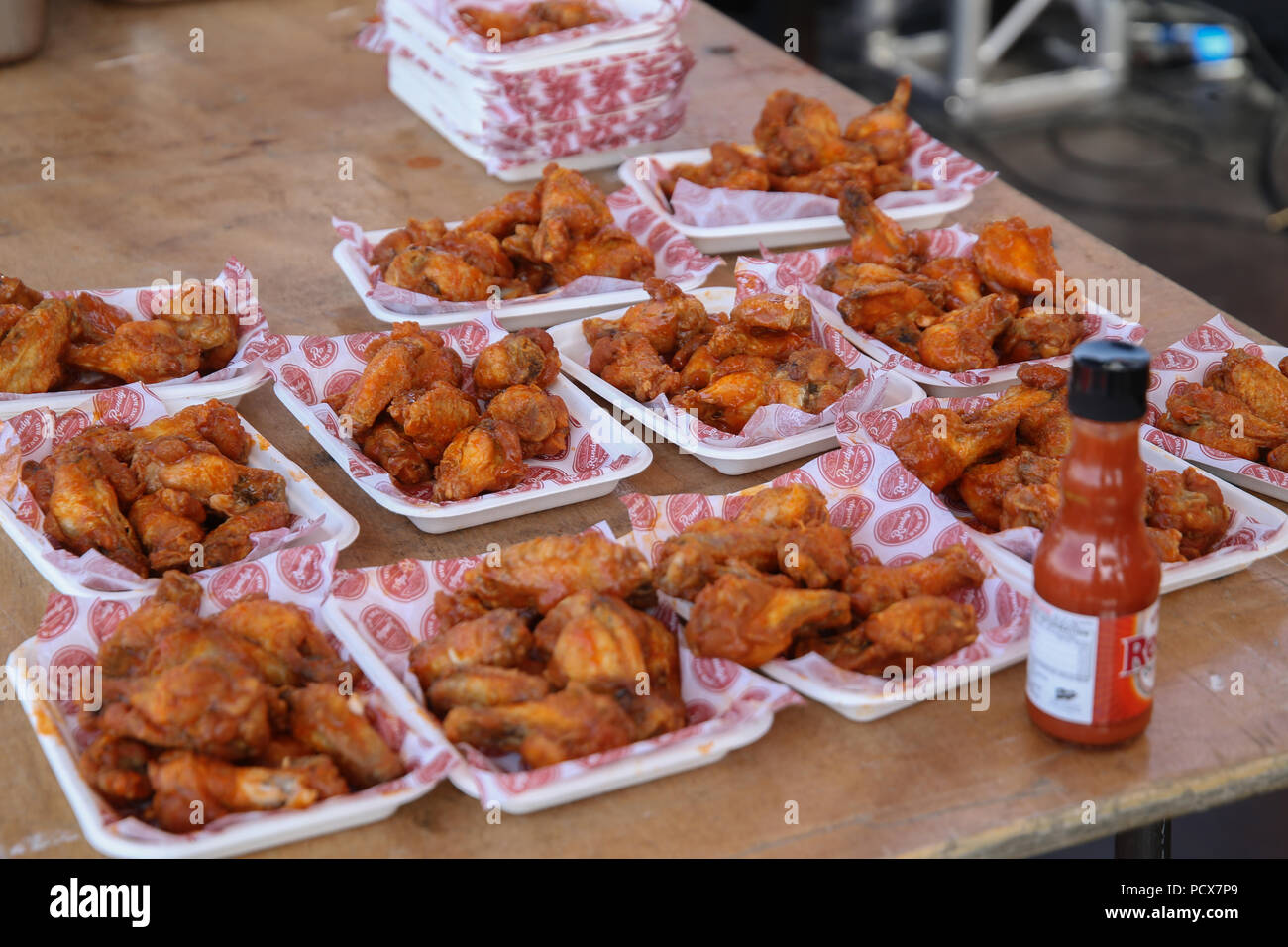 London, UK, 4 Aug 2018. London Wing Fest is a celebration of the ...