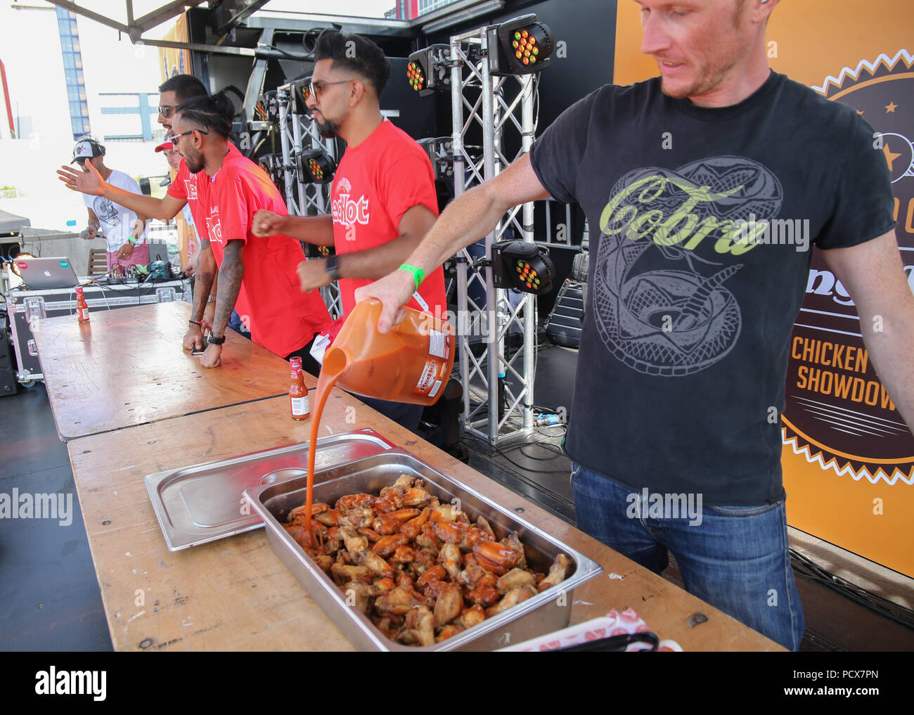 Chicken wing fest hi-res stock photography and images - Alamy