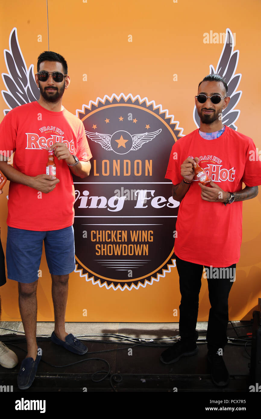 London, UK, 4 Aug 2018. London Wing Fest is a celebration of the ...