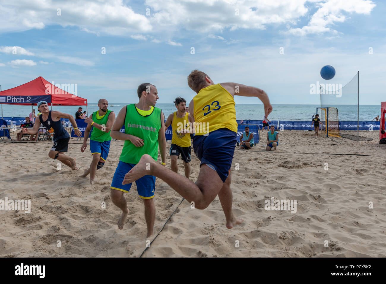 European beach handball championships hi-res stock photography and ...