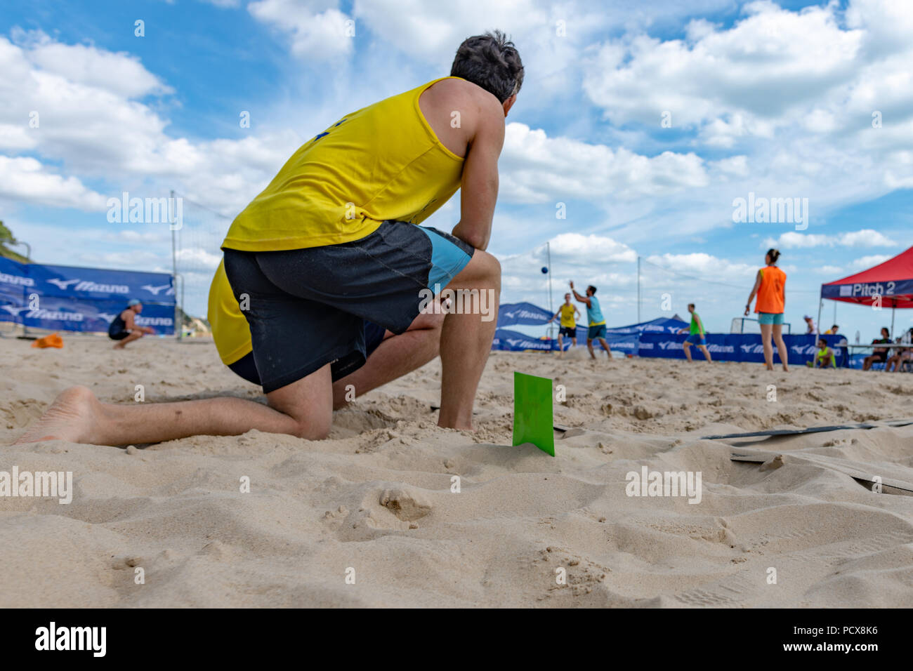 European beach handball championships hi-res stock photography and ...