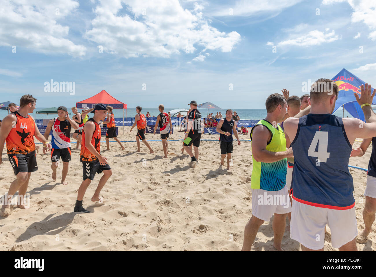 European beach handball championships hi-res stock photography and ...