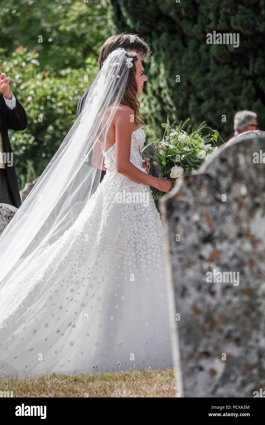 The Street, Frensham. 04th August 2018. Charlie Van Straubenzee and ...
