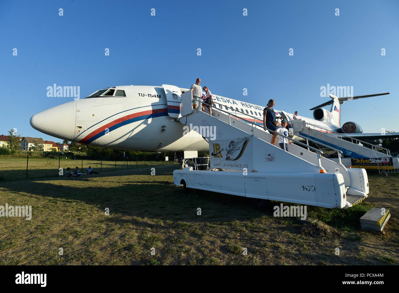 Kunovice, Czech Republic. 03rd Aug, 2018. Enthusiasts from the Aviation ...