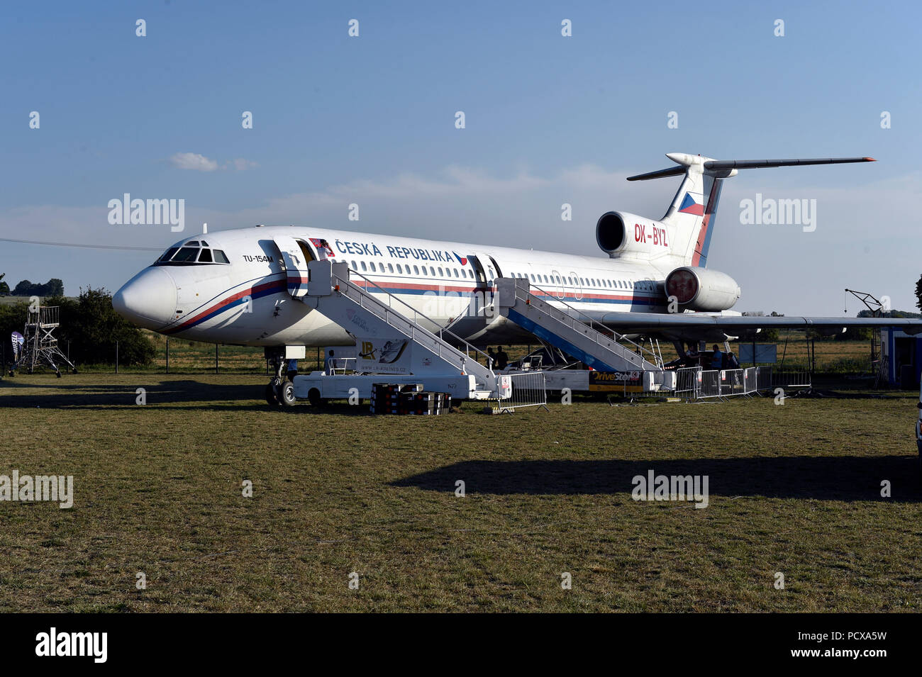 Kunovice, Czech Republic. 03rd Aug, 2018. Enthusiasts from the Aviation ...