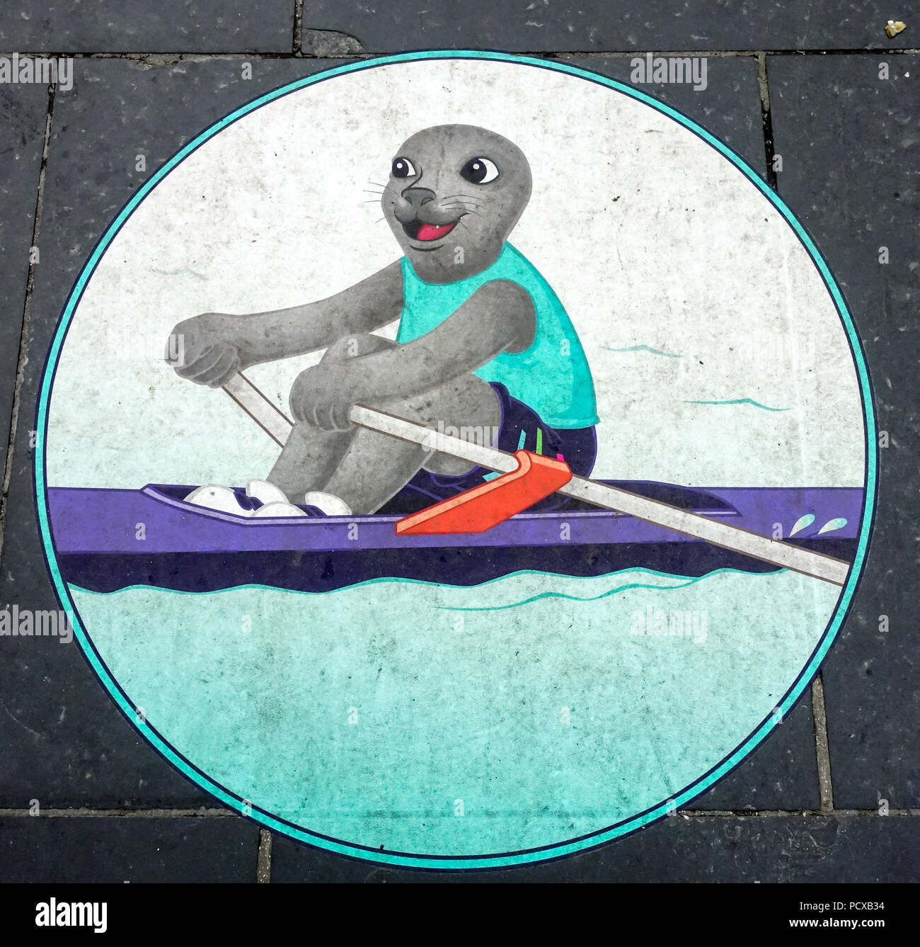 Glasgow, Scotland. 04th August 2013. Bonnie the Seal, Mascot of the ...