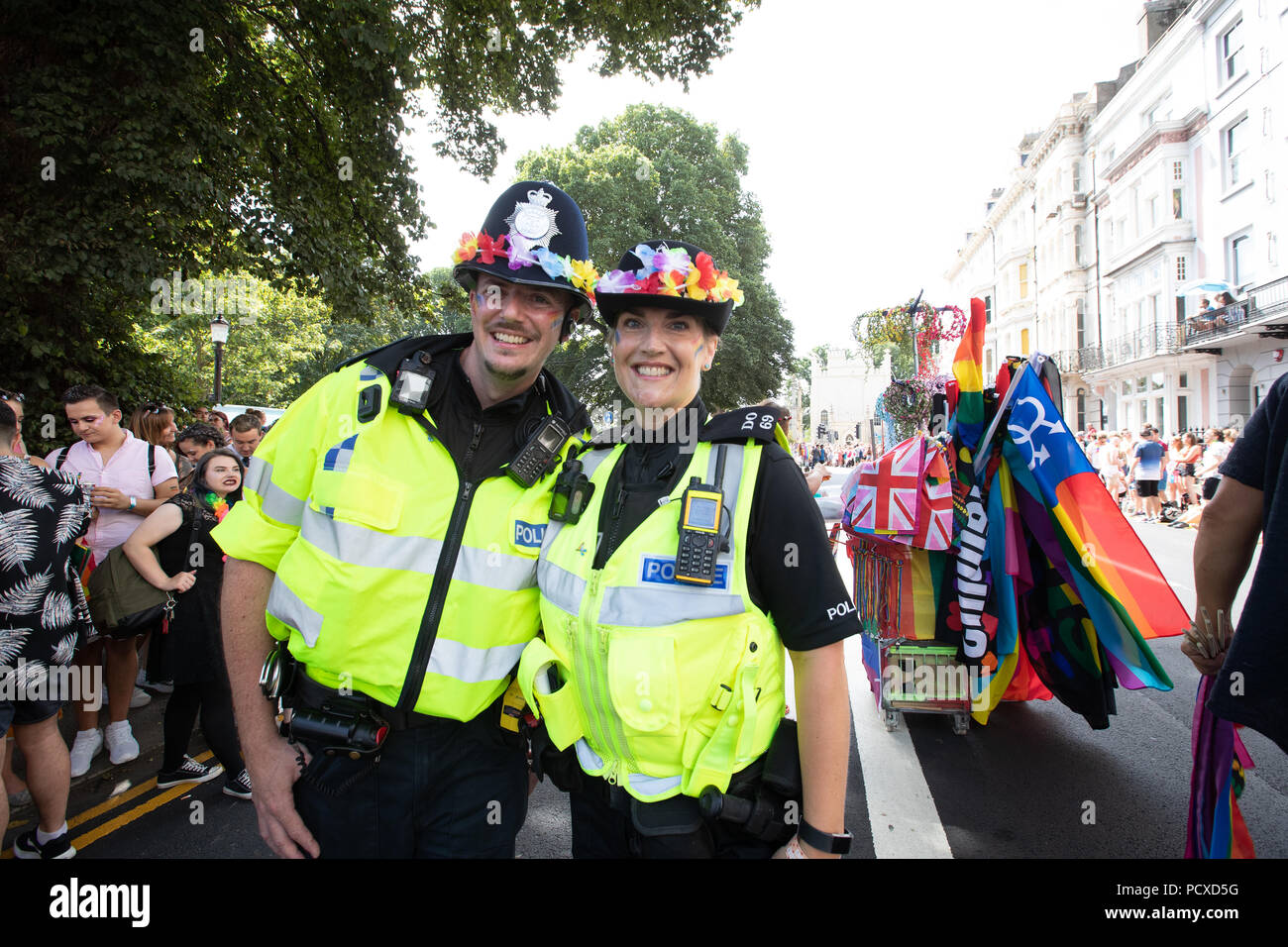 Brighton, UK. 4th August 2018,Participants take part in the annual ...