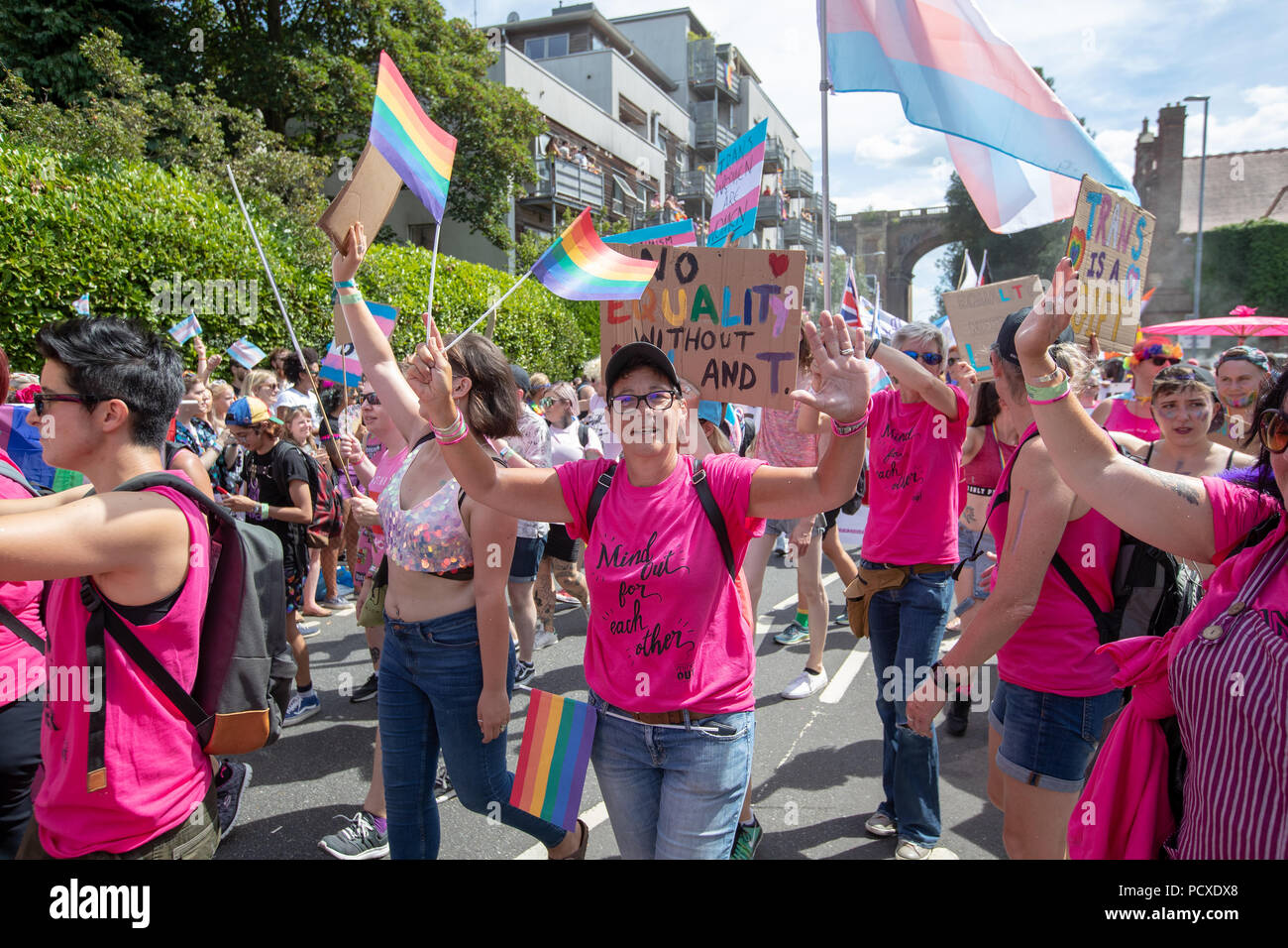 Brighton, UK. 4th August 2018,Participants take part in the annual ...