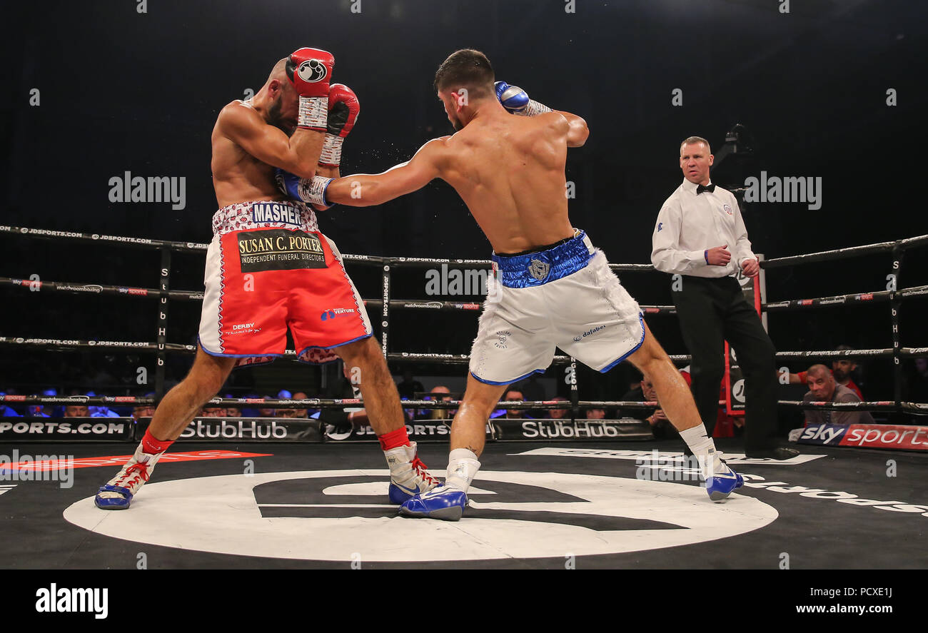 04-08-2018, Ice Arena Wales, Cardiff, UK. JOE CORDINA (White Shorts ...