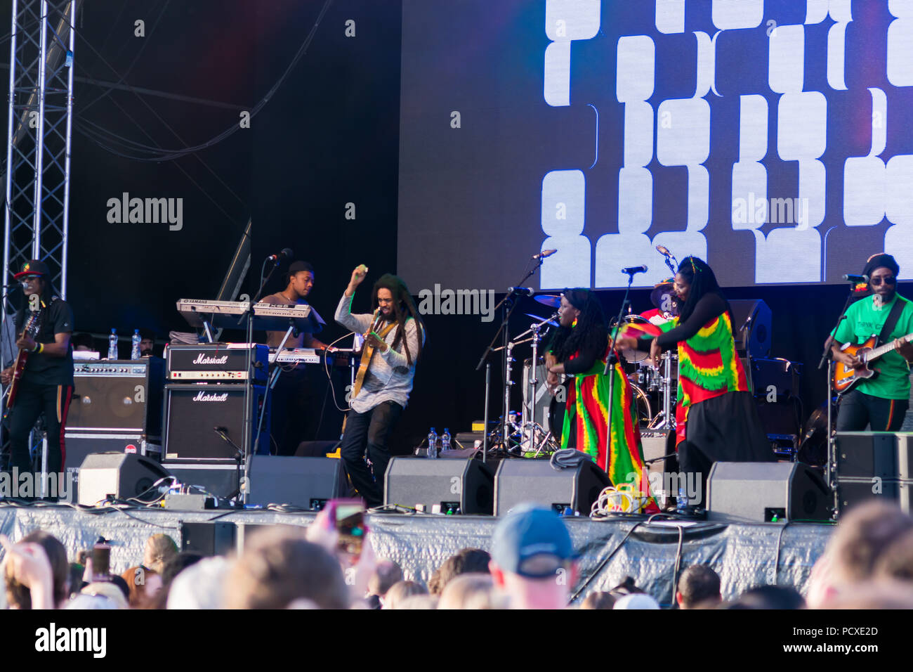 Dun Laoghaire, Ireland. 3rd August, 2018. The BeatYard Festival with ...