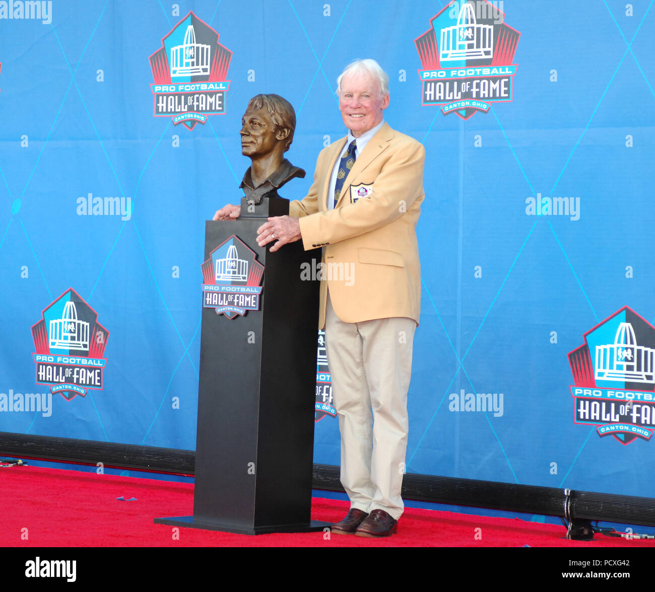 Ohio, USA. 4 August 2018. Class of 2018 Pro Football Hall of Famer ...