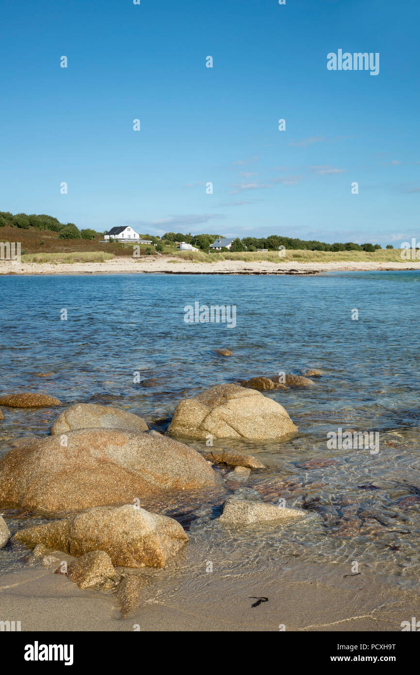 Scilly isles st agnes high tide hi-res stock photography and images - Alamy