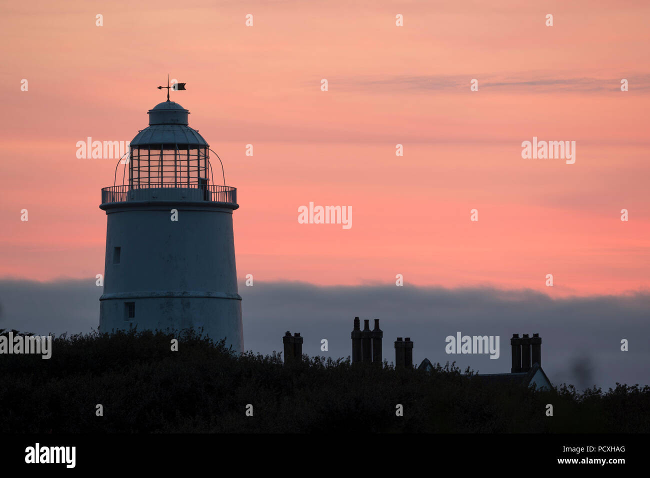 St Agnes; Lighthouse; Sunset; Isles of Scilly; UK Stock Photo - Alamy