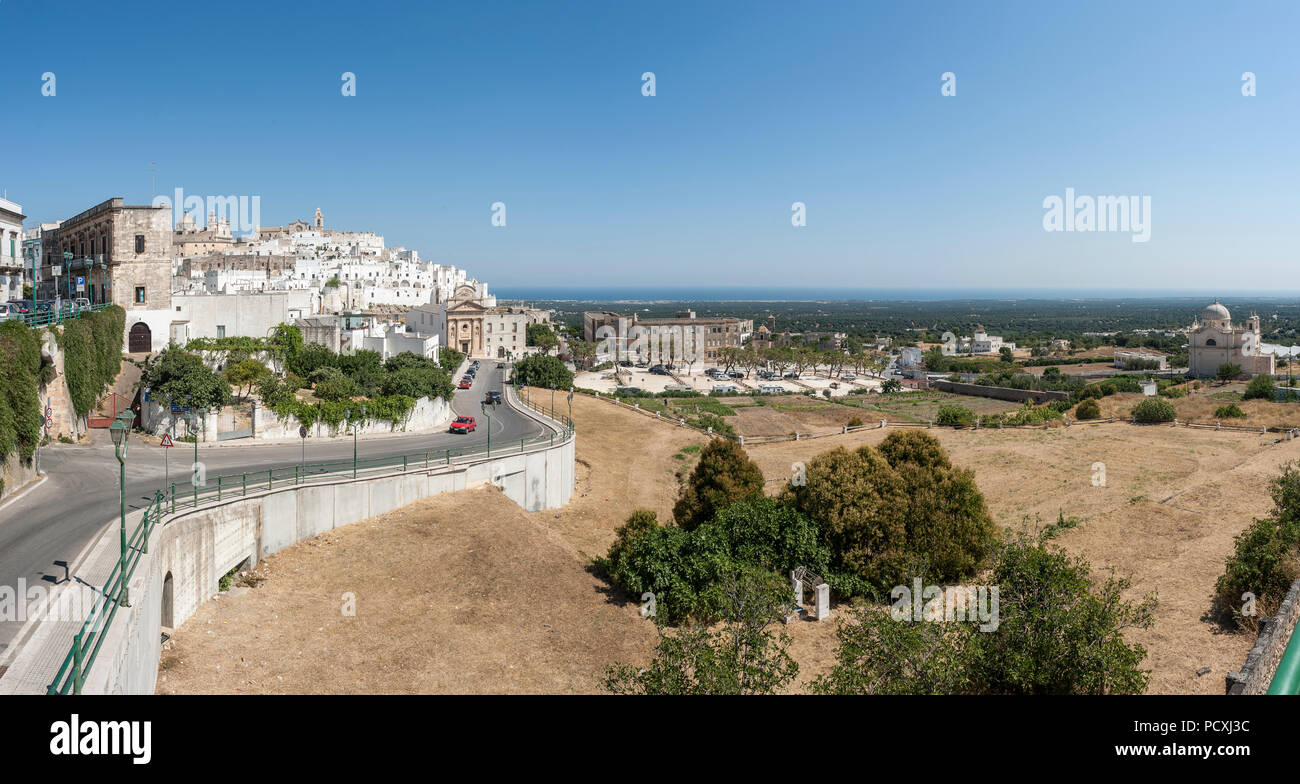 Ostuni panoramic hi-res stock photography and images - Alamy