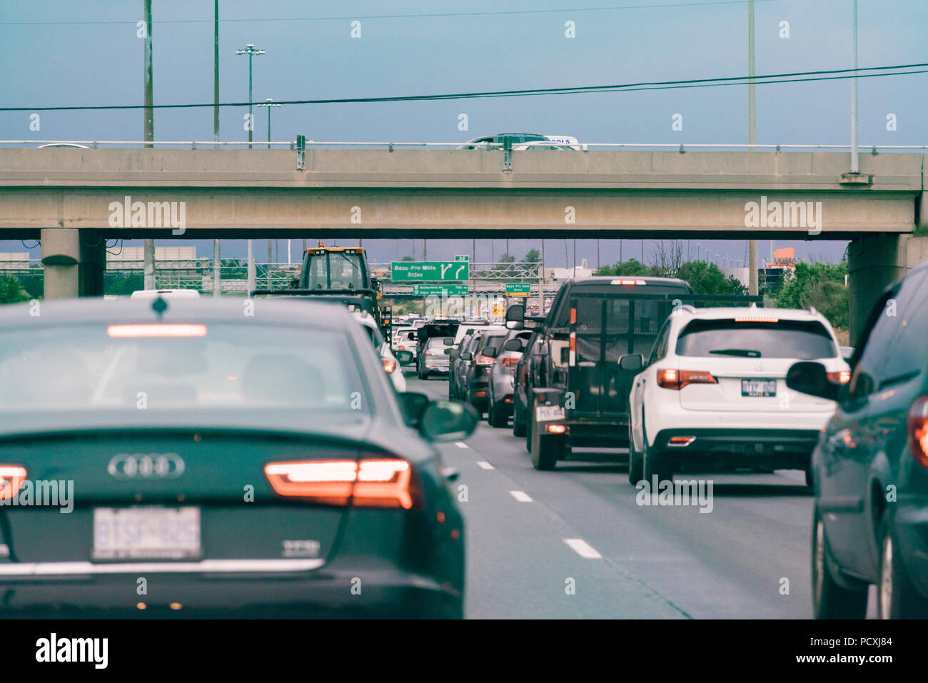 Canada toronto heavy traffic on hi-res stock photography and images - Alamy
