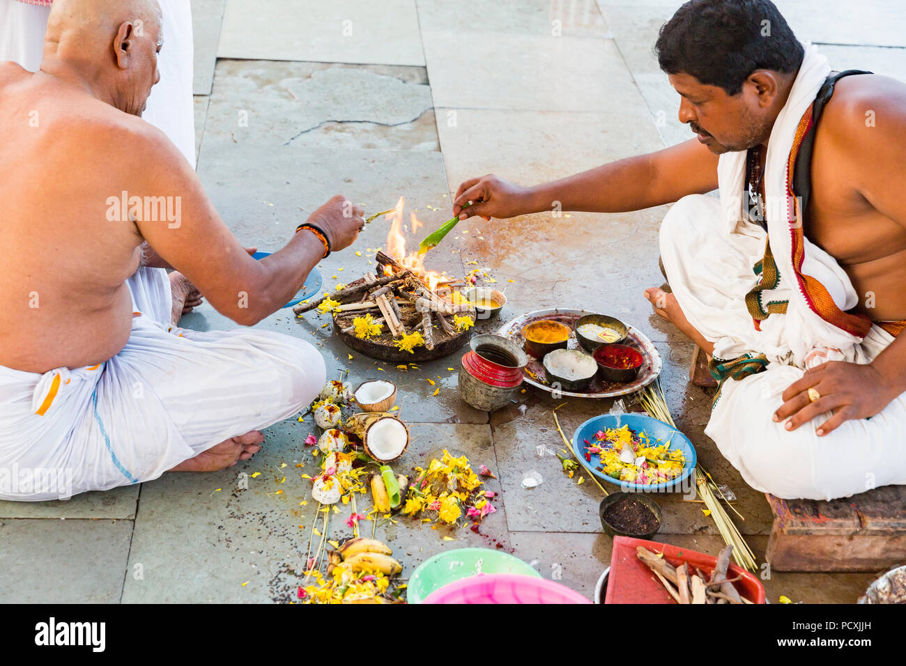 RAMESHWARAM, TAMIL NADU, INDIA- MARCH CIRCA, 2018. Unidentified indian ...