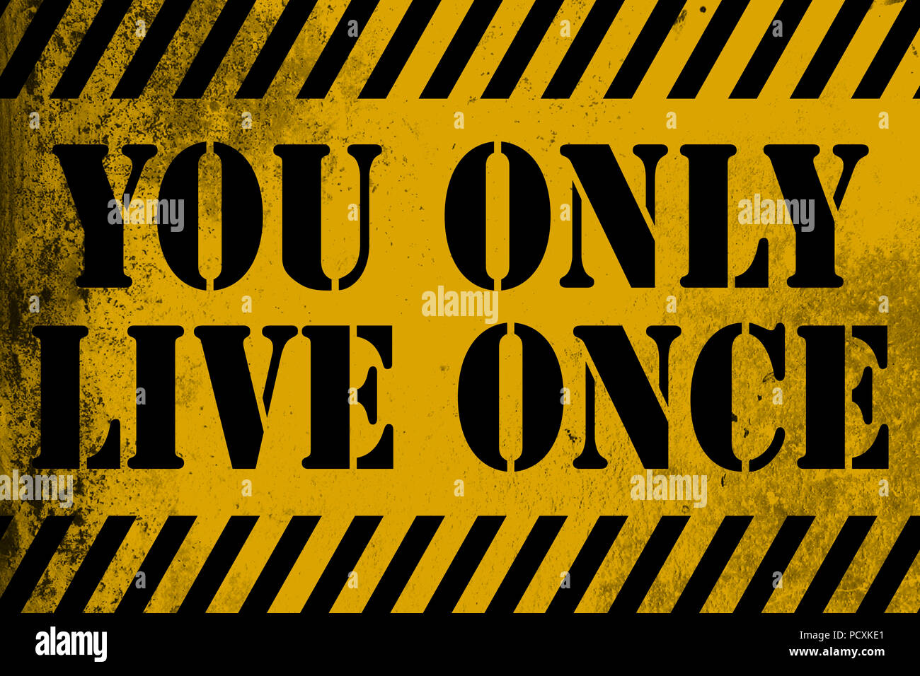 You only live once hi-res stock photography and images - Alamy