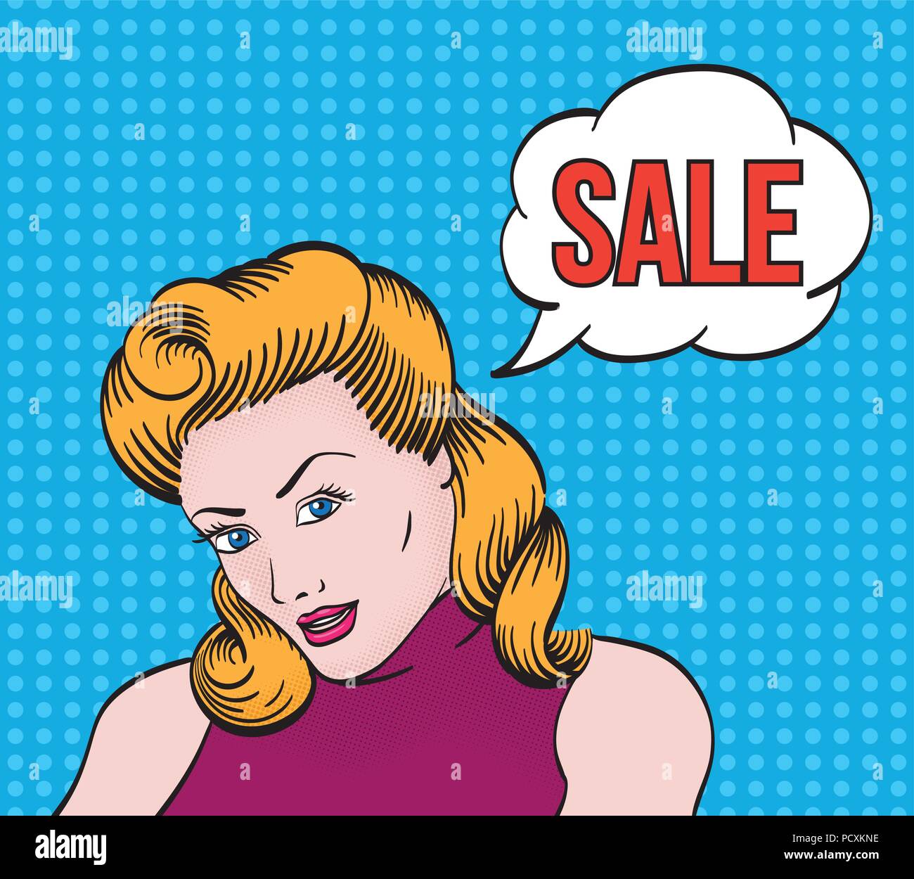 Cartoon old lady bubble hi-res stock photography and images - Alamy