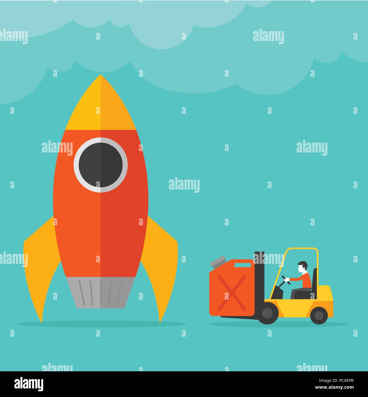 Rocket fuel icon Stock Vector Images - Alamy