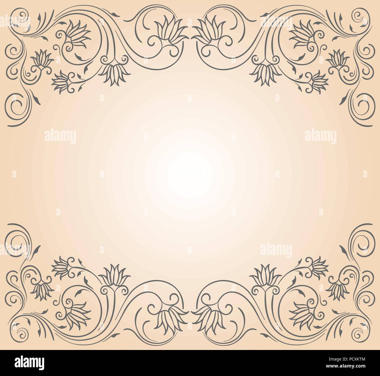 Ornament text frame Stock Vector Image & Art - Alamy