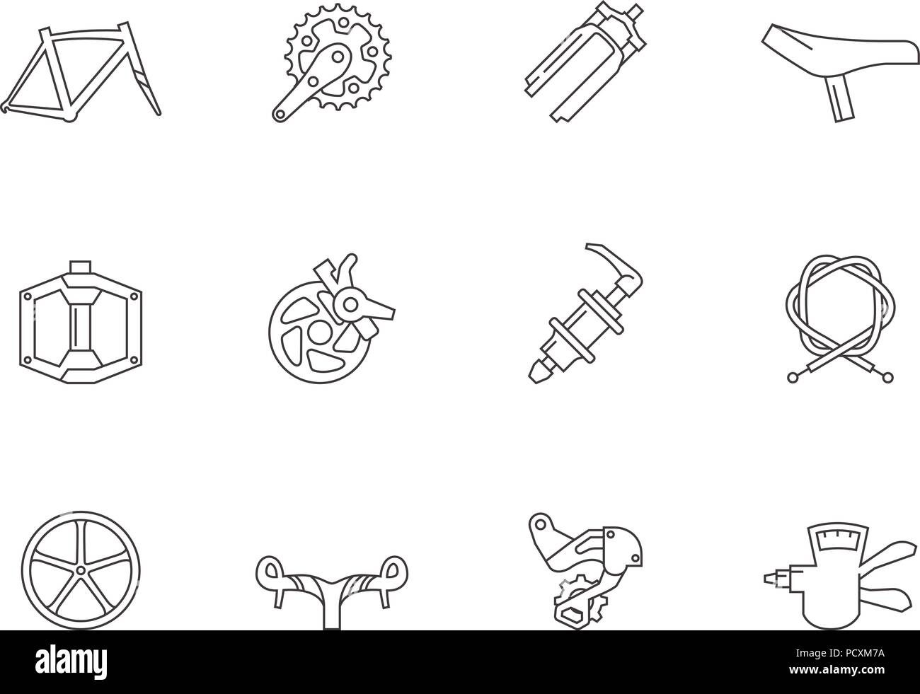 Wire bicycle Stock Vector Images - Alamy
