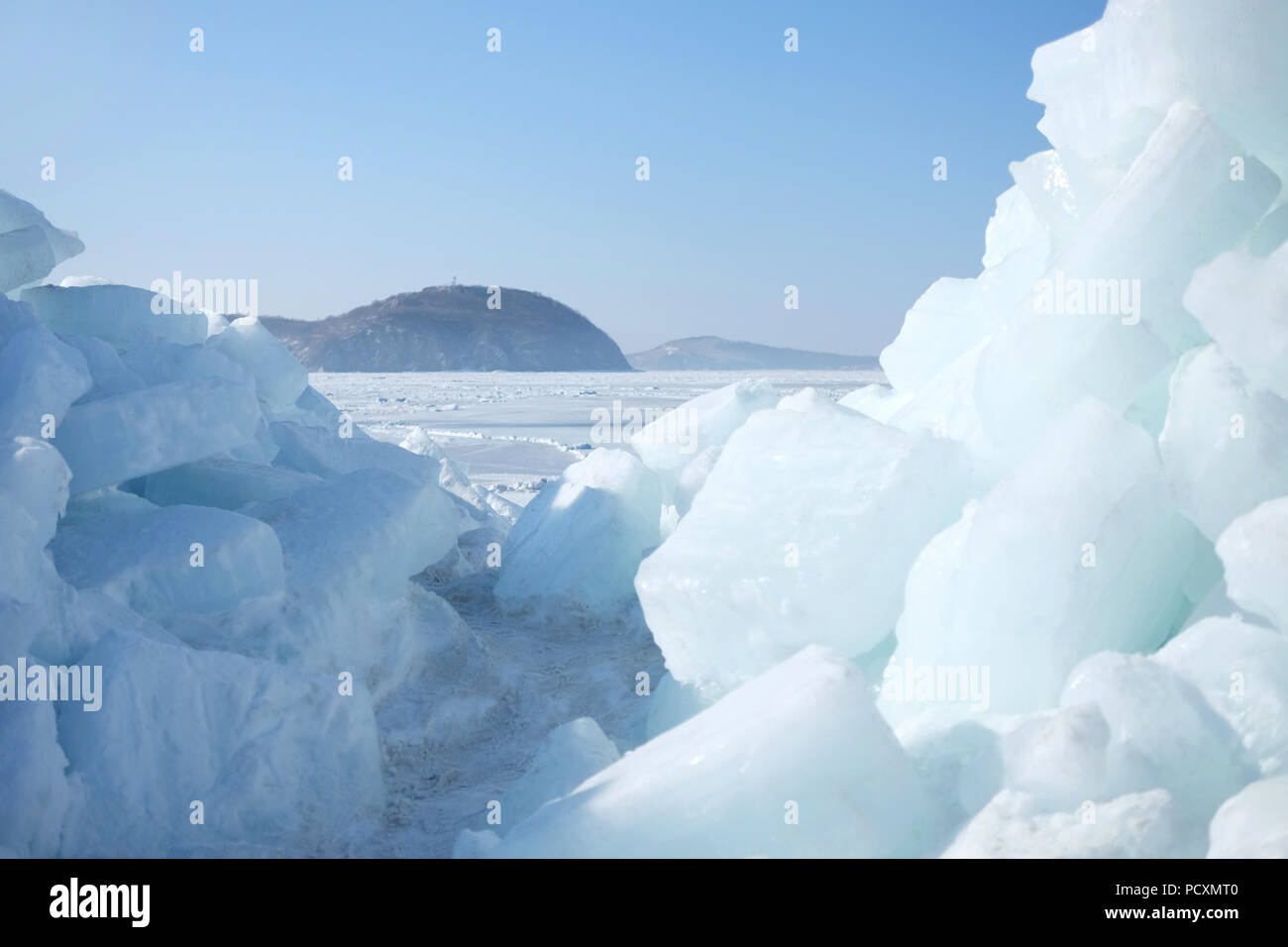 Ice blocks in sea hi-res stock photography and images - Alamy