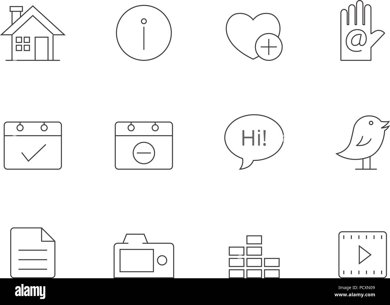 Personal album Stock Vector Images - Alamy