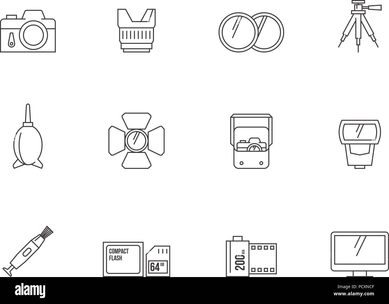 Brush stroke photography Stock Vector Images - Alamy