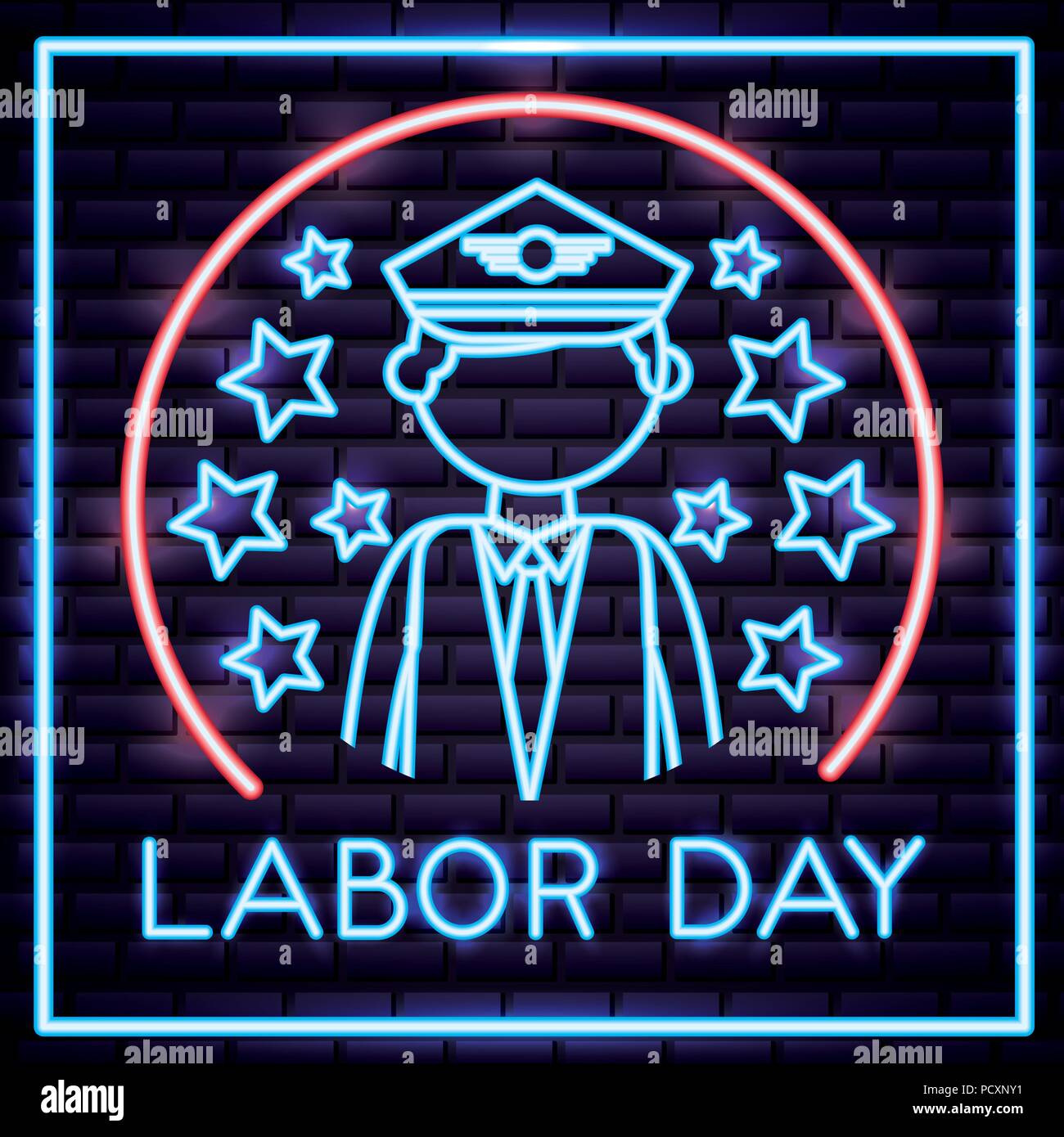 Labor day card police hi-res stock photography and images - Alamy
