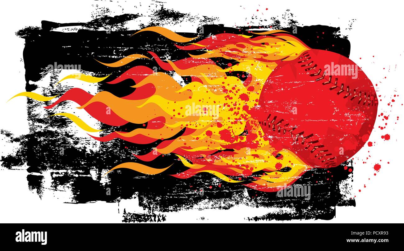 Softball vector vectors hi-res stock photography and images - Alamy