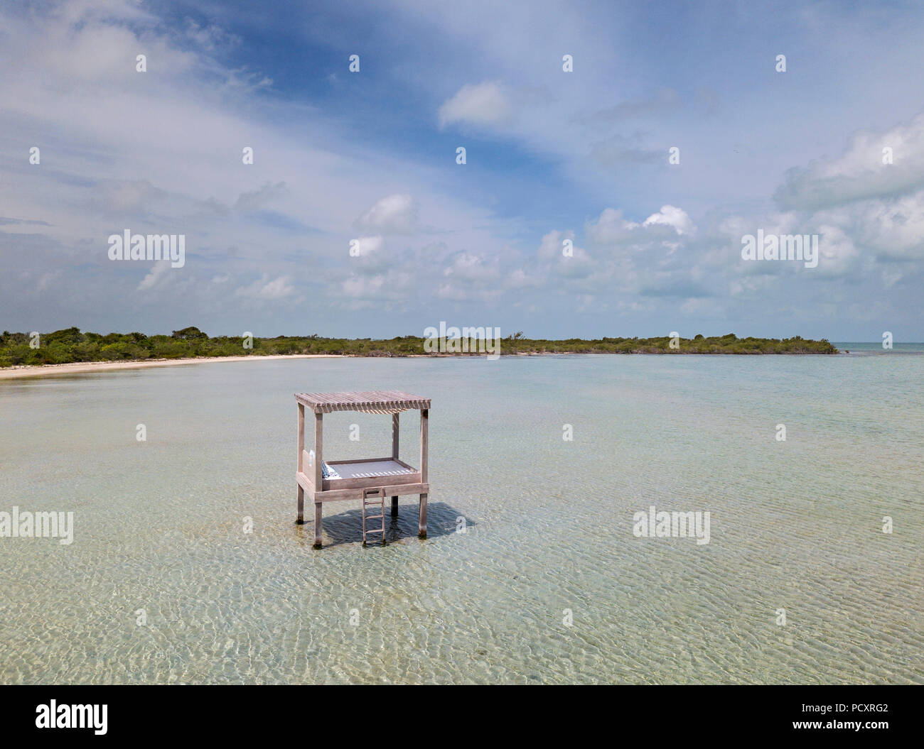 Mahogany Bay Resort & Beach Club, Belize Stock Photo - Alamy