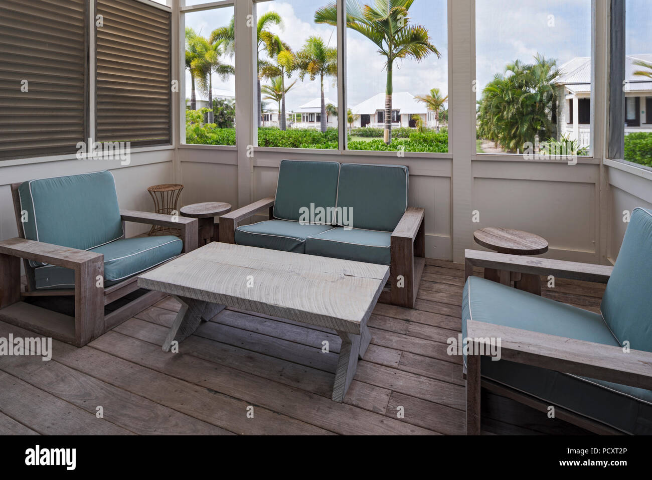 Mahogany Bay Resort & Beach Club, Belize Stock Photo - Alamy