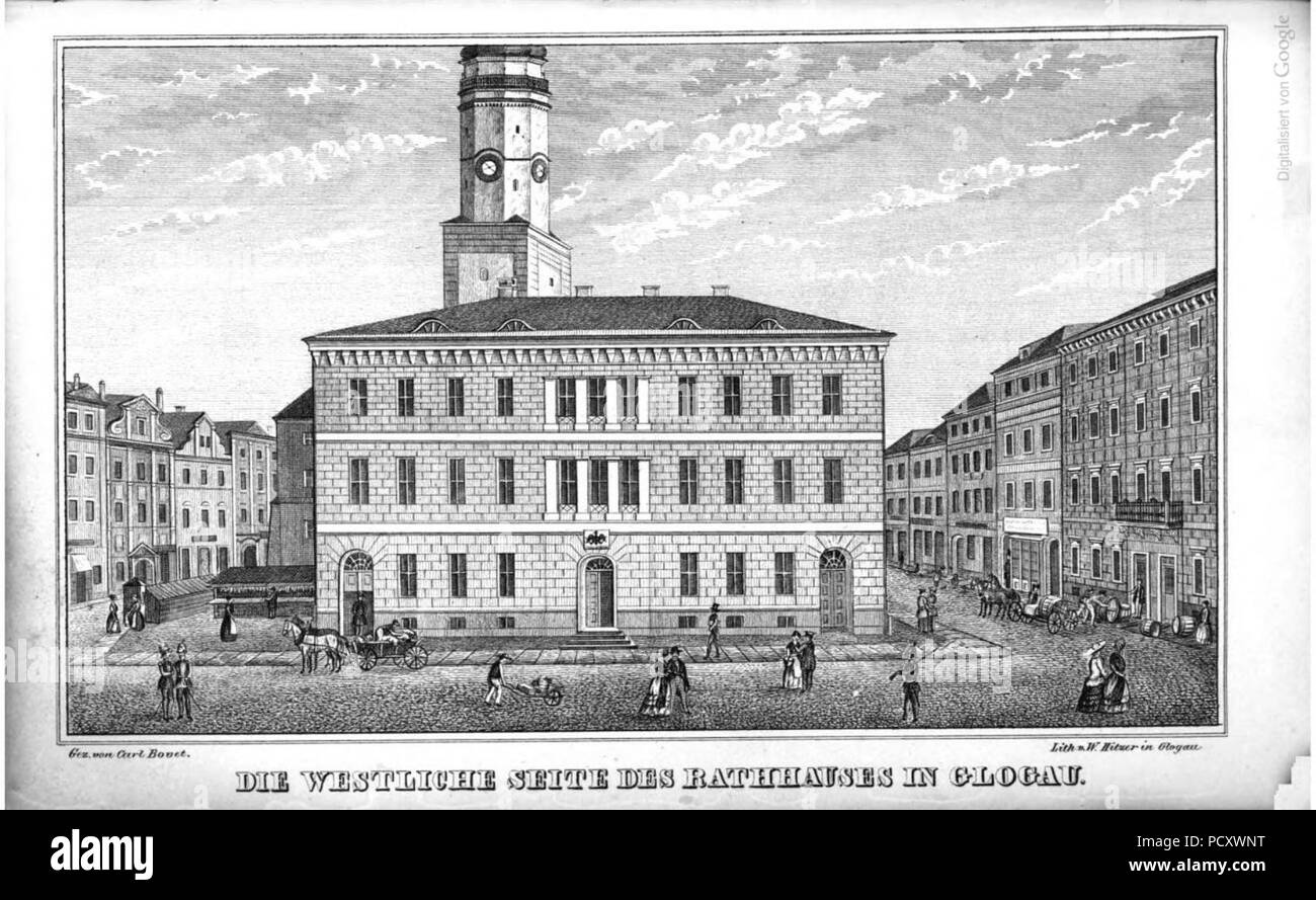 Altes rathaus glogau west Stock Photo - Alamy