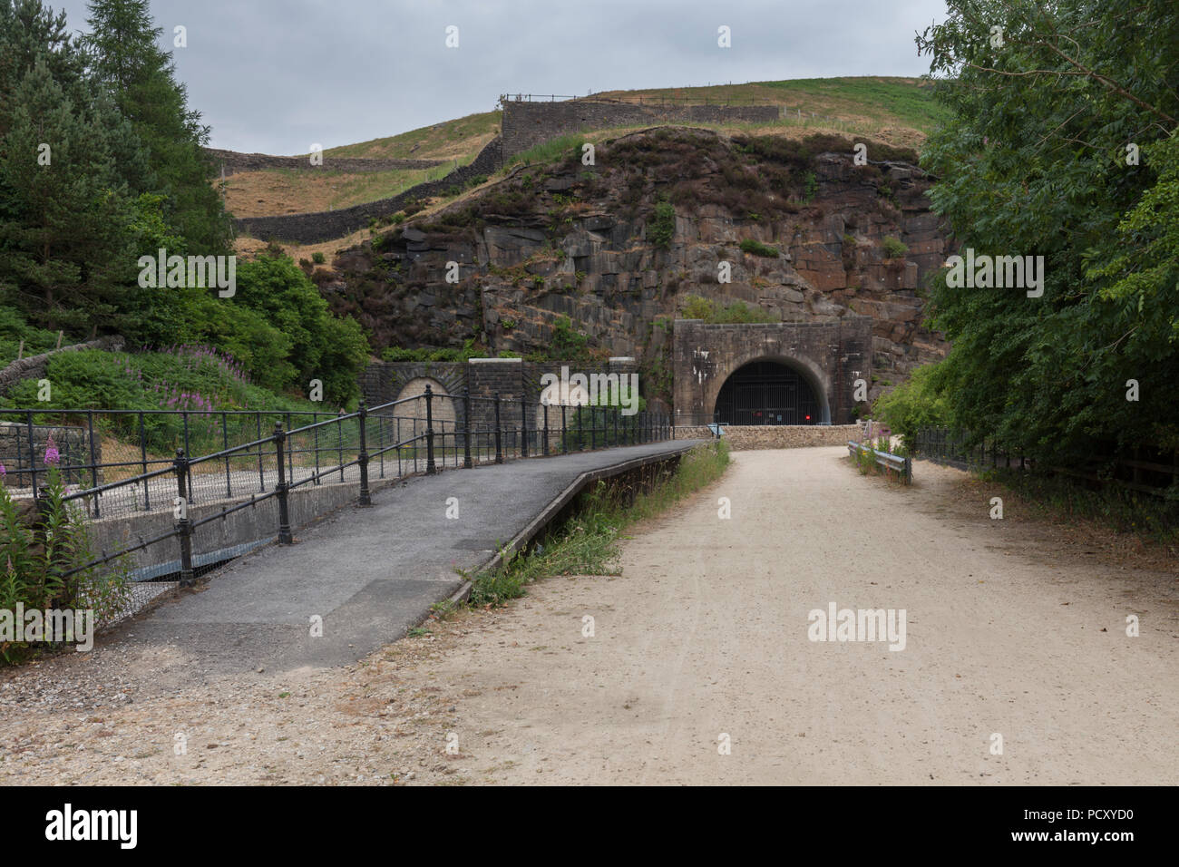 11/07/2018 Woodhead Tunnel, west portal Original tunnels (L) new (1954 ...