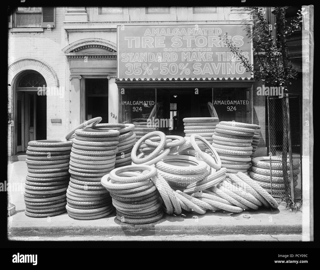 Front of their stores Black and White Stock Photos & Images - Alamy