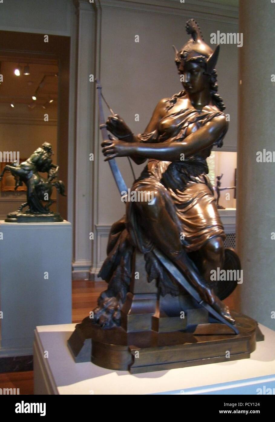 Amazon preparing for the battle (Queen Antiope or Armed Venus) - Pierre ...