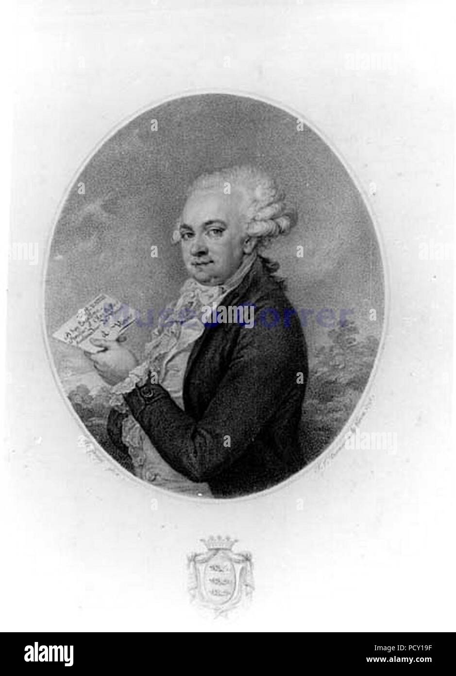 Ambassador Daniel Delfin 1791-Museo Correr Stock Photo - Alamy