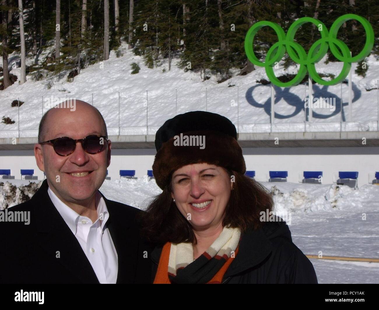 Ambassador Jacobson and Mrs. Jacobson at the Vancouver 2010 Olympics ...