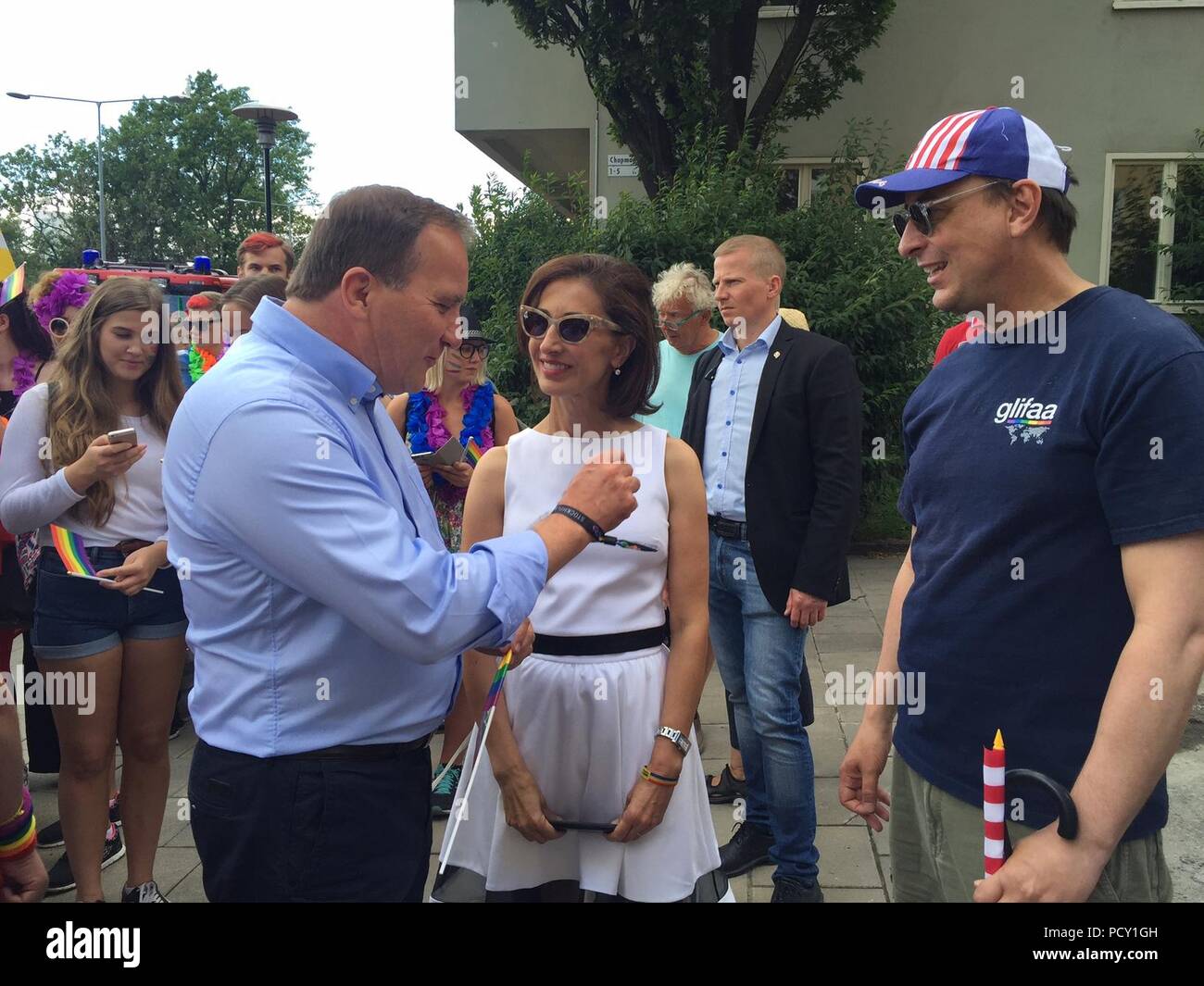 Ambassador Raji and DCM Bob Gilchrist chats with Prime Minister Stefan ...