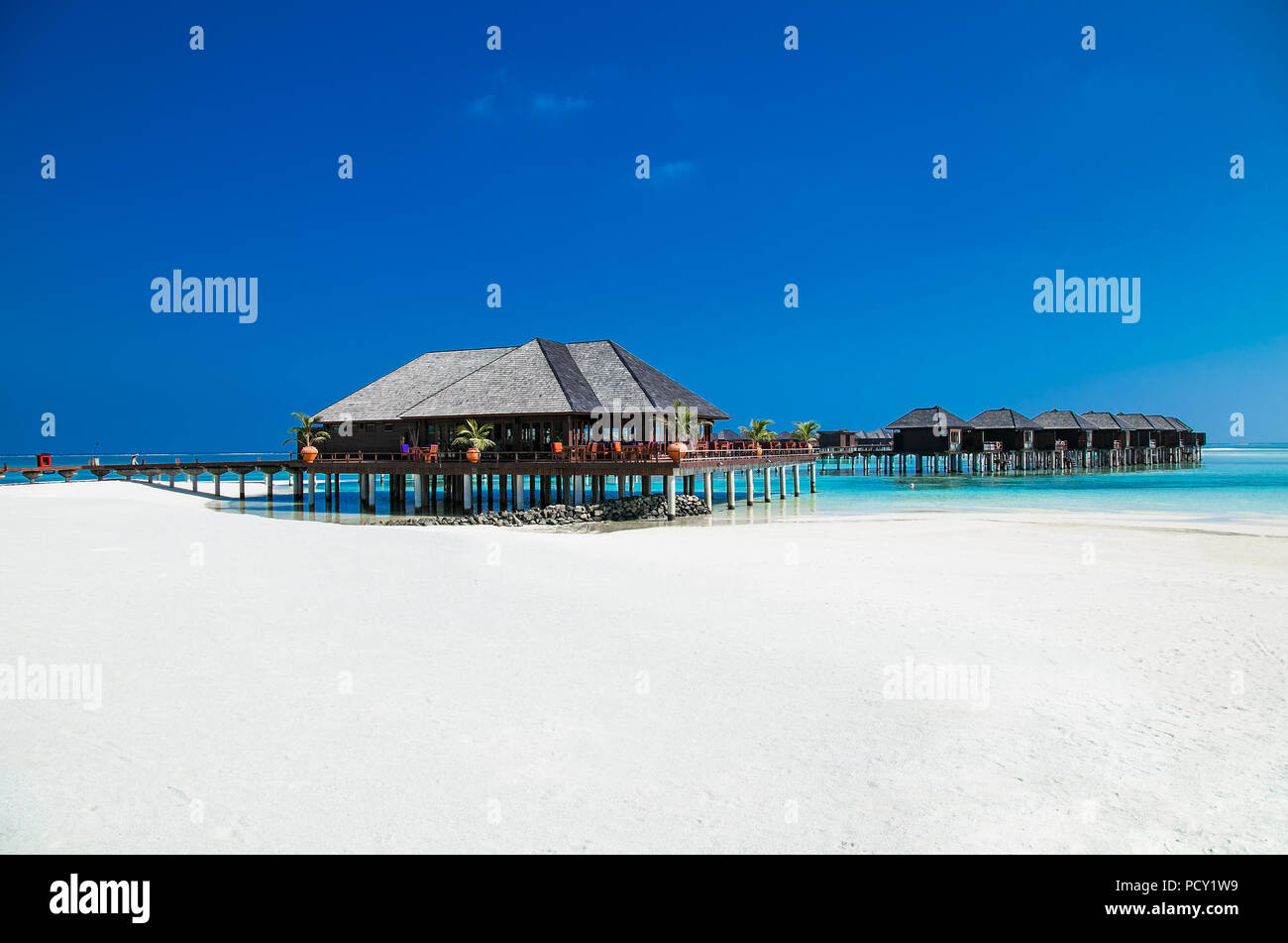 Olhuveli beach resort hi-res stock photography and images - Alamy
