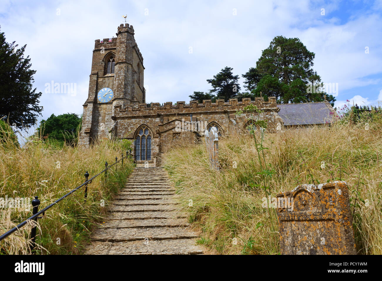 Exterior view of Netherbury Parish church, Dorset, UK - John Gollop ...