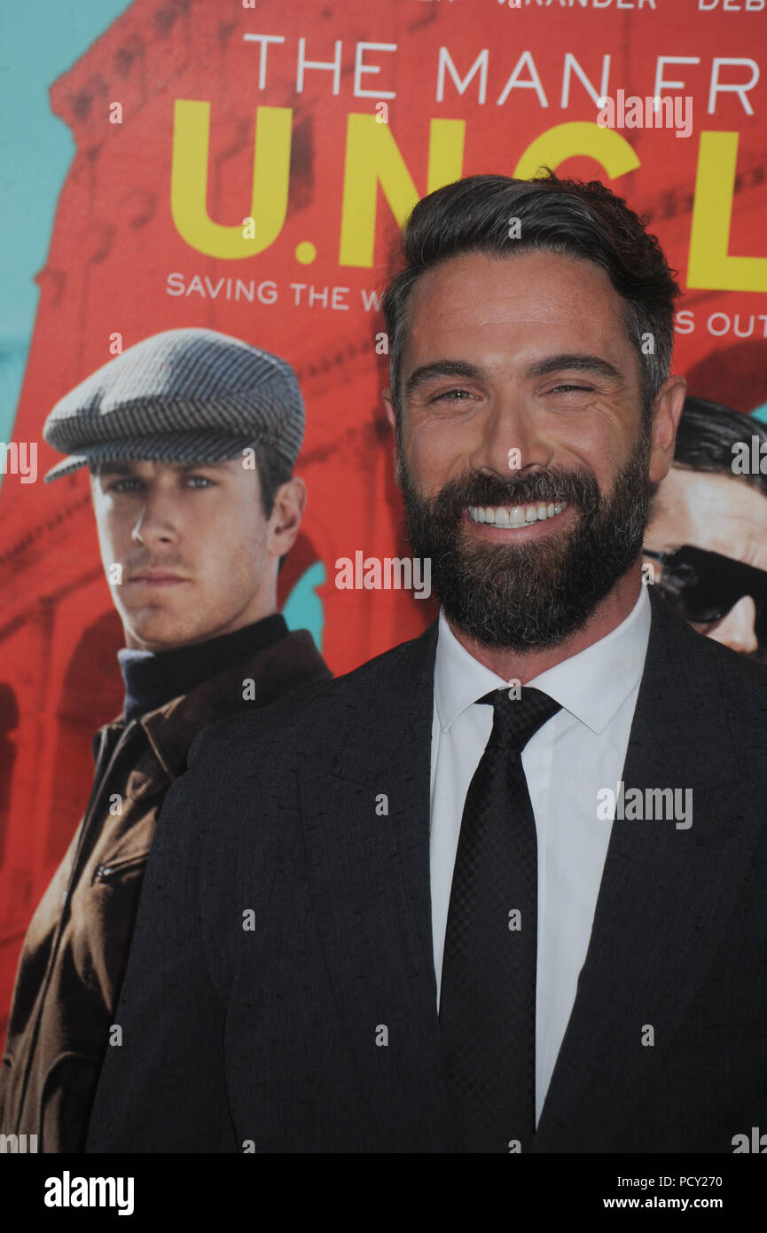 NEW YORK, NY - AUGUST 10: Luca Calvani attends the New York Premiere ...