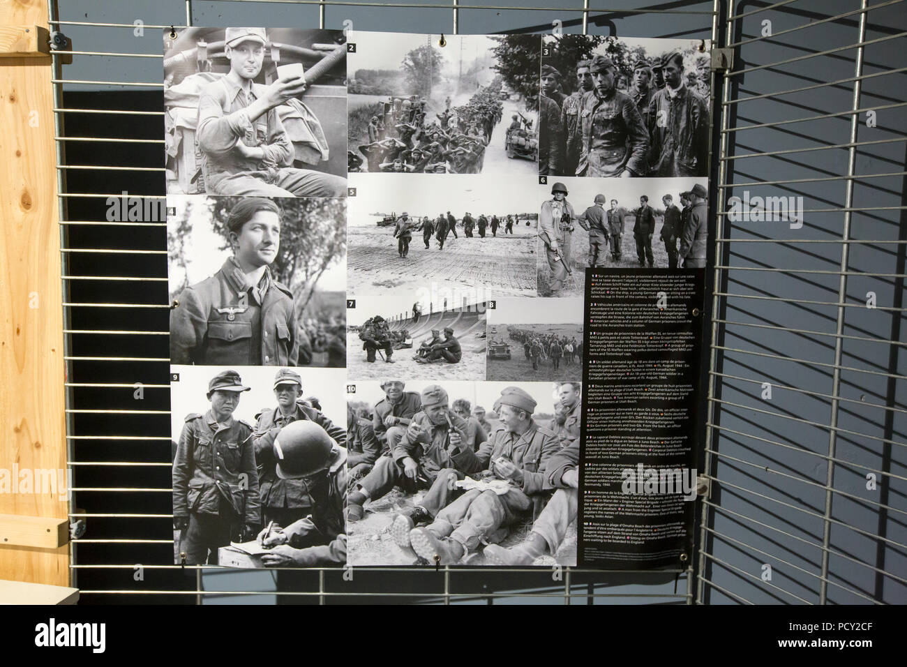 Photos of german POW's at the Utah beach D-Day museum, Normandy, France ...