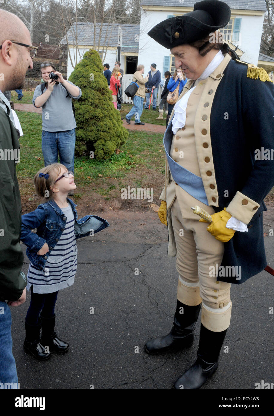 WASHINGTON CROSSING, PA - DECEMBER 25: Each December, thousands gather ...